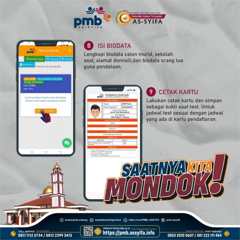 Alur Pendaftaran PMB Assyifa Sagalaherang 2022/2023 - Pondok Pesantren Assyifa Sagalaherang Subang